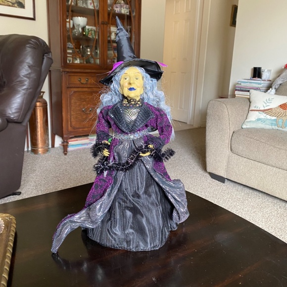 Maker’s Halloween Decor | Holiday | Halloween Witch Tree Topper Nwt 28 ...